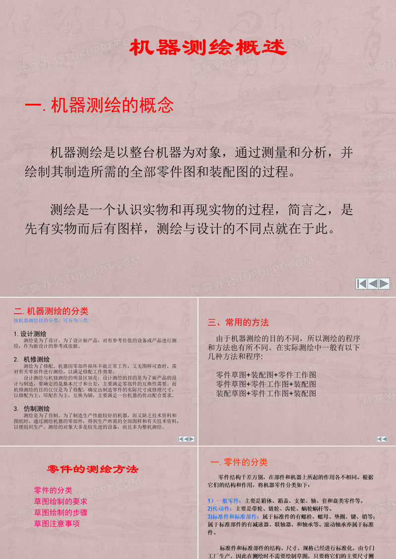 机械测绘 零件的测绘方法模板下载 机械 图客巴巴